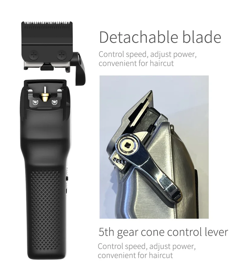 Iclipper-k78s Professional Hair Clipper with Brushless Motor