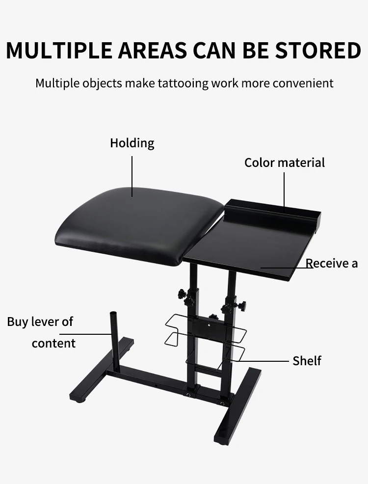 Tattoo Studio Furniture Adjustable Height Tattoo Armrest Tattoo ...