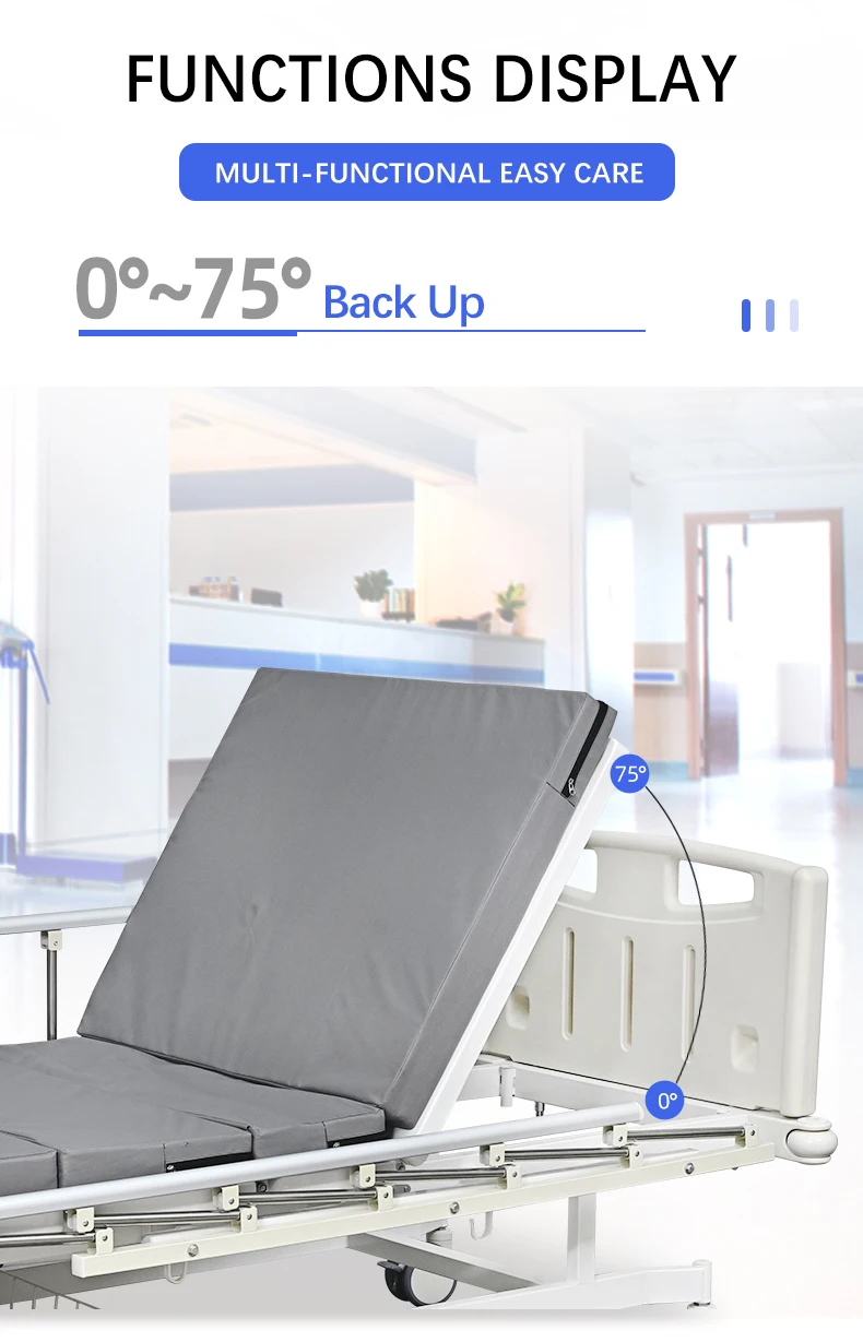 Manual Medical Hospital Bed Hospital Furniture Manufacturers ABS ...