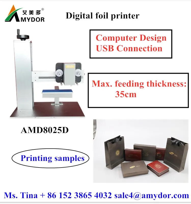Amydor Computer Directly Digital Gold Foil Printing Machine Hot Foil Stamping Machine Foil amydor-computer-directly-digital-gold-foil-printing-machine-hot-foil-stamping-machine-foil