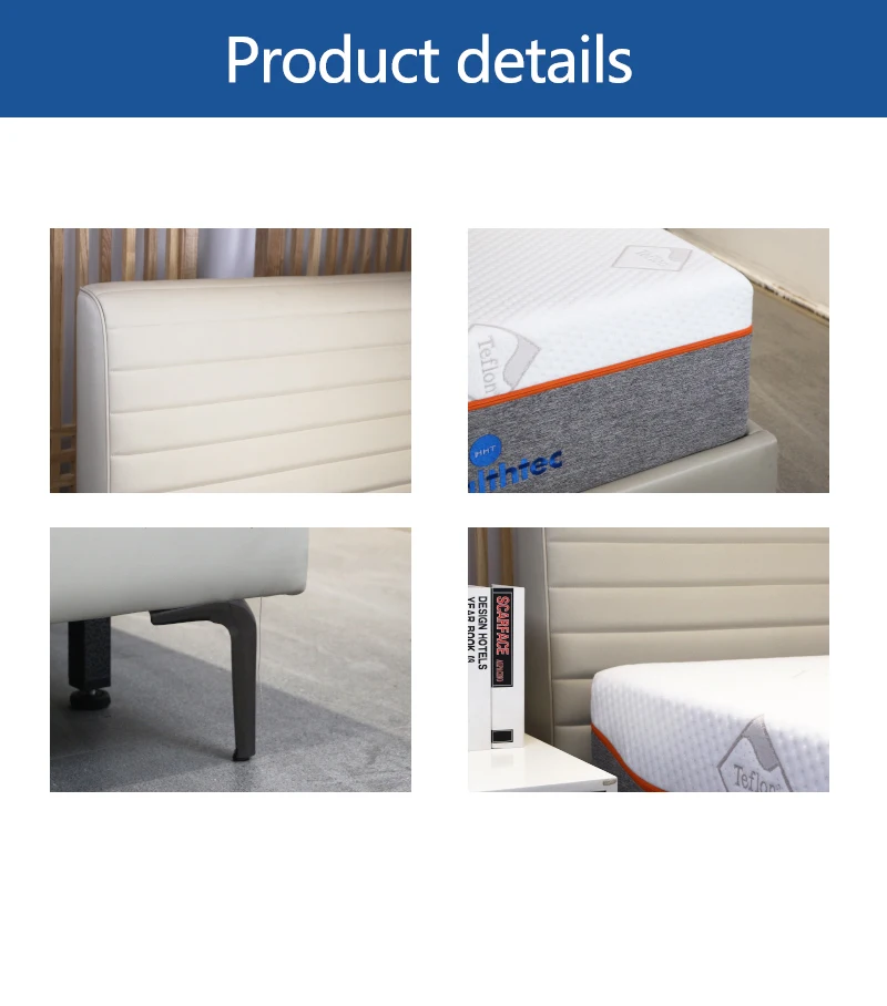 Wireless Remote Control Adjustable Electric Bed With Massager Okin ...