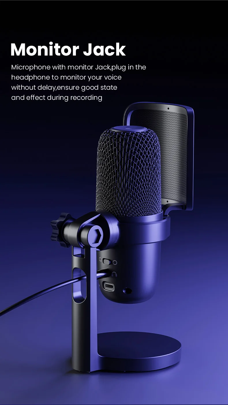 Professional Studio Recording USB Microphone - KO-STAR M-640