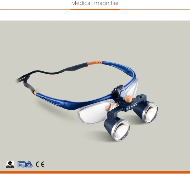 Hot Selling Adjustable Galileo Frame-type Loupe Eyeglasses 2.5X 3.5X ...