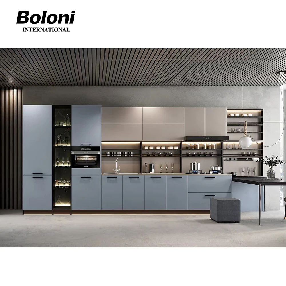 Custom Furniture Luxury Prefabricated Complete Kitchen Cabinet Sets ...