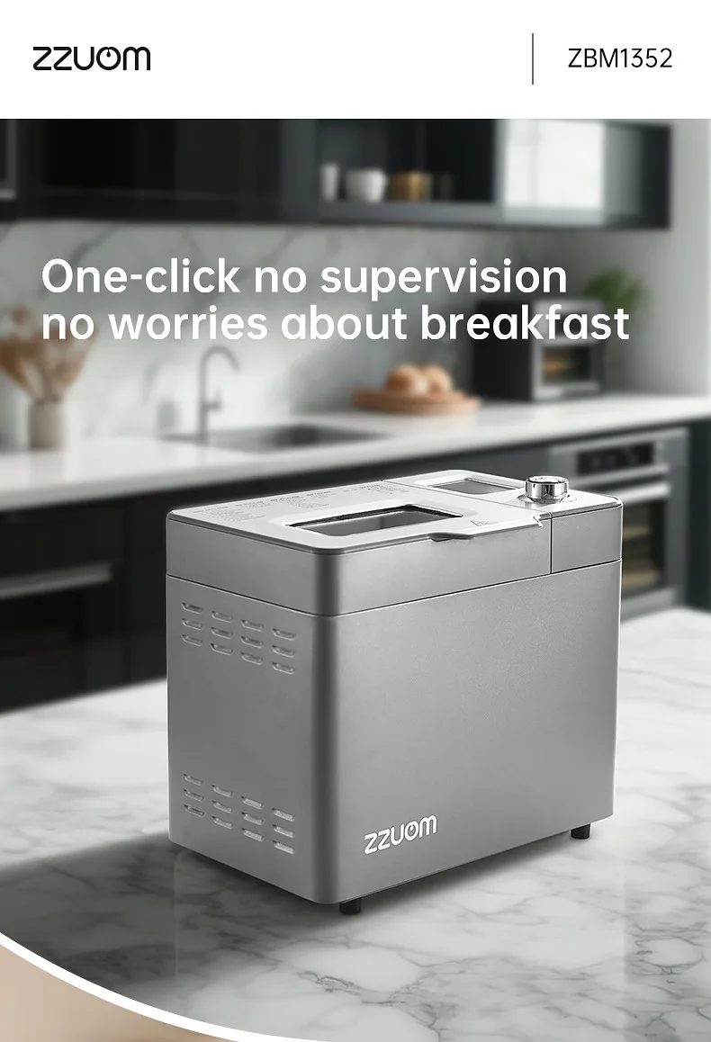 Home Compact Fully Auto Multi-Function Bread Maker with Dough Kneading ...