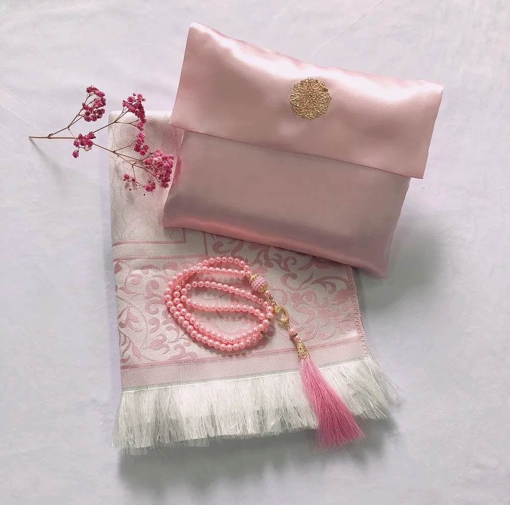 Wedding Gifts Travel Portable Turkish Prayer Mat Rug With The Prayer ...