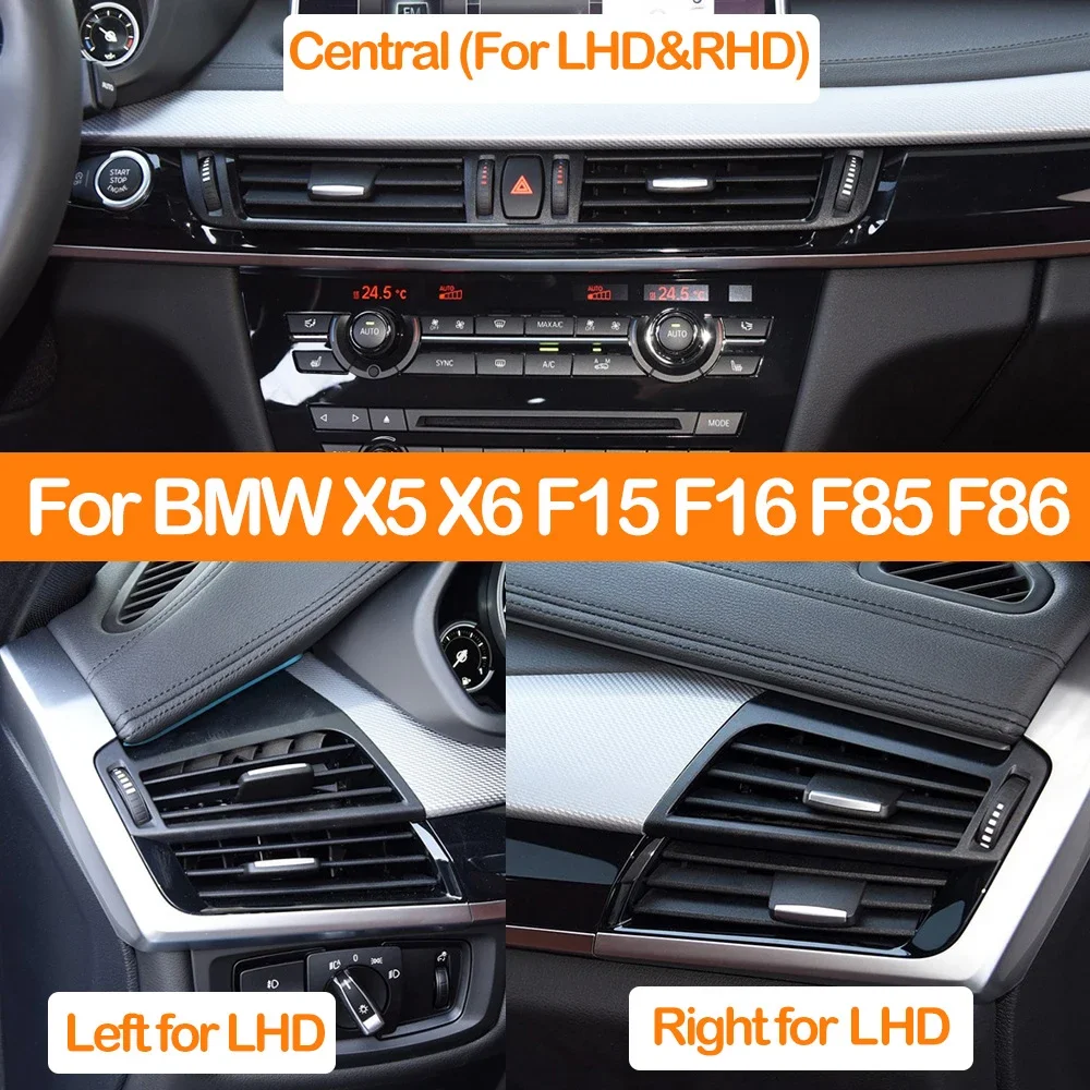 Car Central Dashboard Air Conditioning Left Right Middle AC Vent Outlet ...