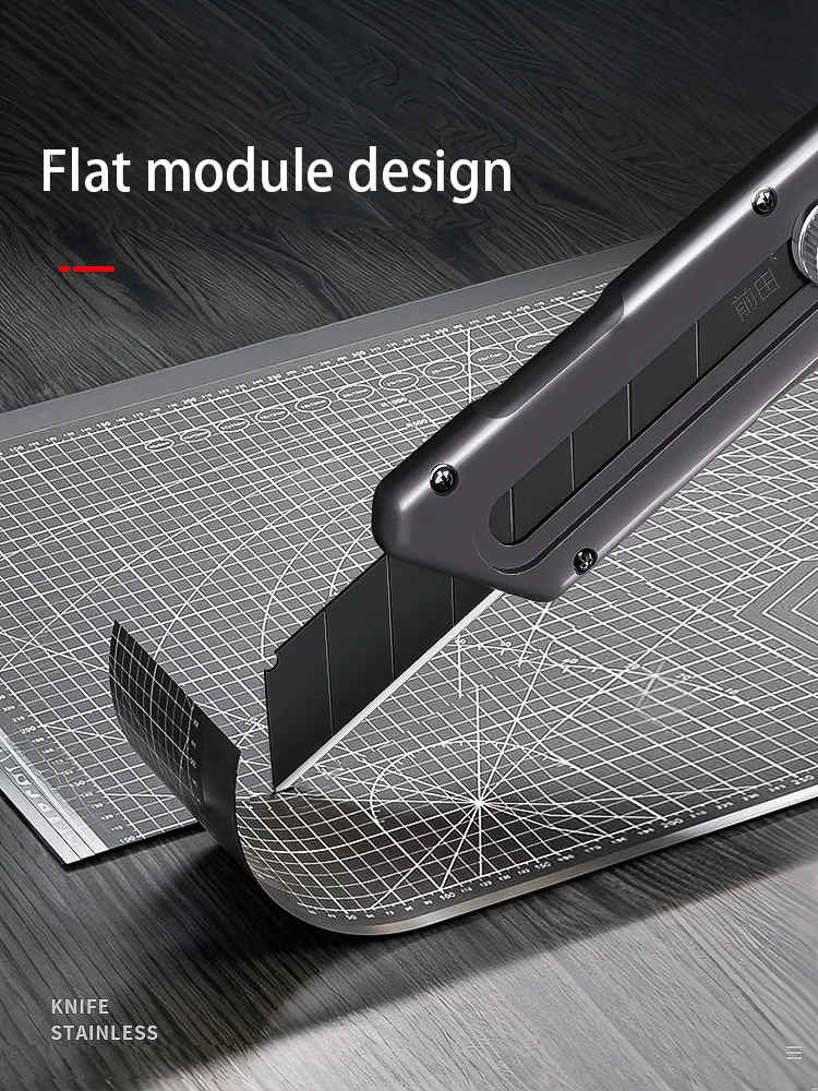 All-Metal Safety Utility Knife Comfortable Grip Box Cutter| Alibaba.com