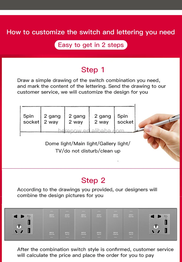 Smart Hotel Electrical Switch - Control Room Lights Efficiently