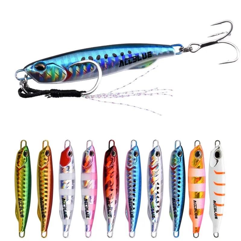 Allblue 40g Drager Slim Swing Glow Sea Fishing Tuna Fishing Jig Lures - Buy Fishing Lures ...
