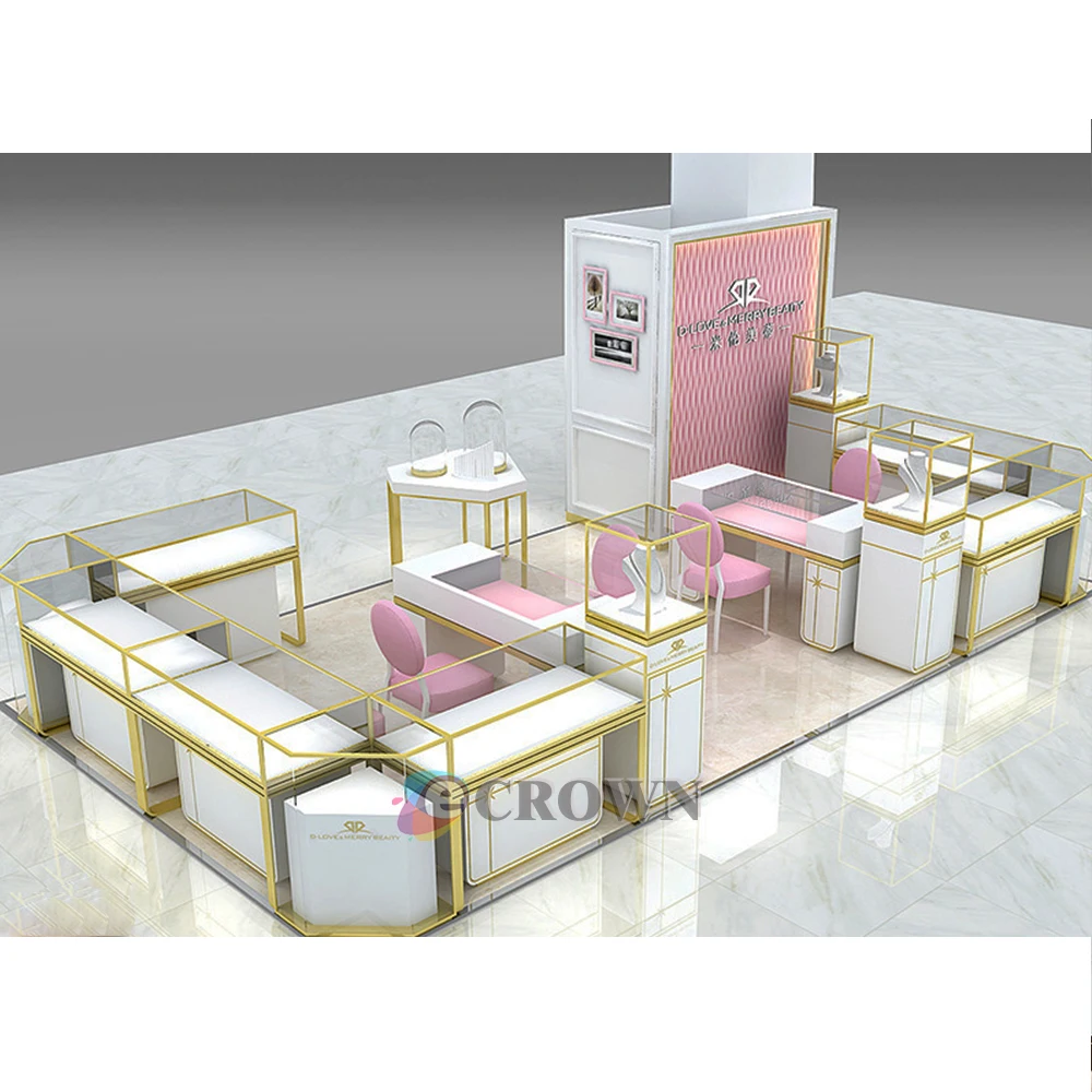Kiosk Jewelry Display Cabinet Shopping Mall & Retail Jewel case Kiosk ...