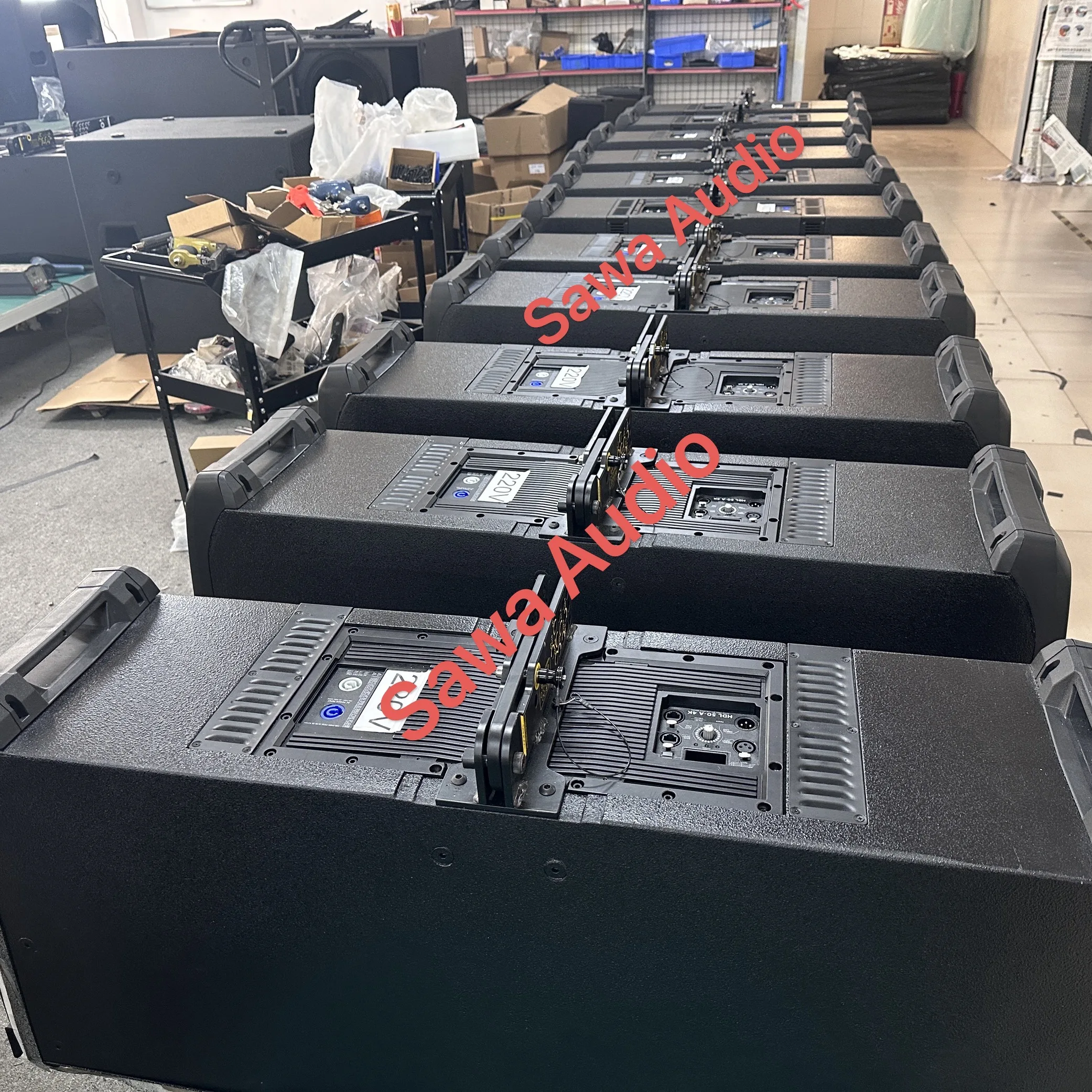 HDL 50A 4K Double 12 Inch 3 Way Active Line Array Speaker 8000W ...