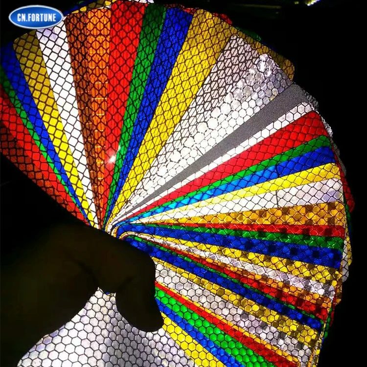 Printable Reflective honeycomb sticker reflective flex banner| Alibaba.com