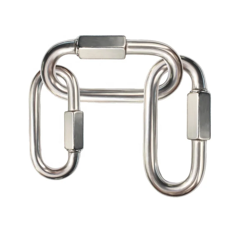 Rigging Hardware Ss304 Quick Link Carabiner M4 M6 M8 Chain Connectors ...