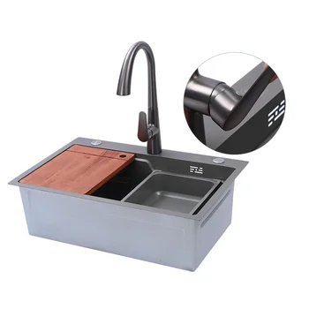 Hot Sale New Nano Kitchen Sink Anti-scratch Single Bowl Kitchen Sink ...