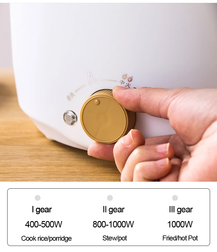 3.8L Electric Cooker 220V Mini Hot Pot 1000W Electric Rice Cooker with ...
