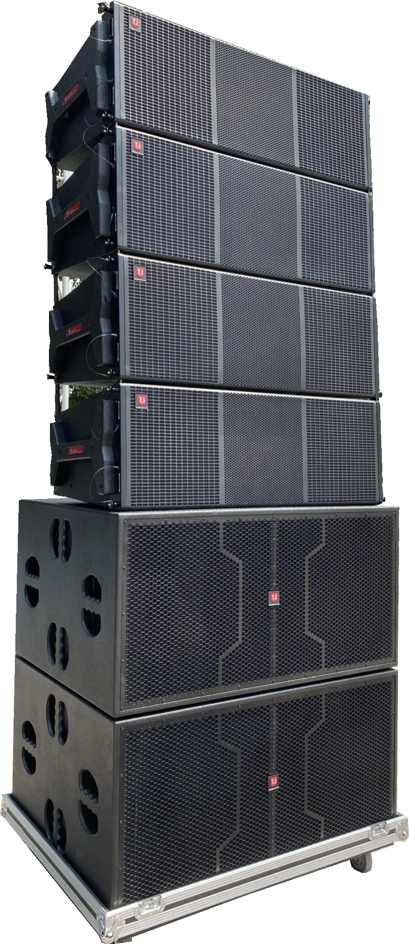 Professional Outdoor Stage 10-inch Line Array Speakers Church Sound System Concert Horn ...