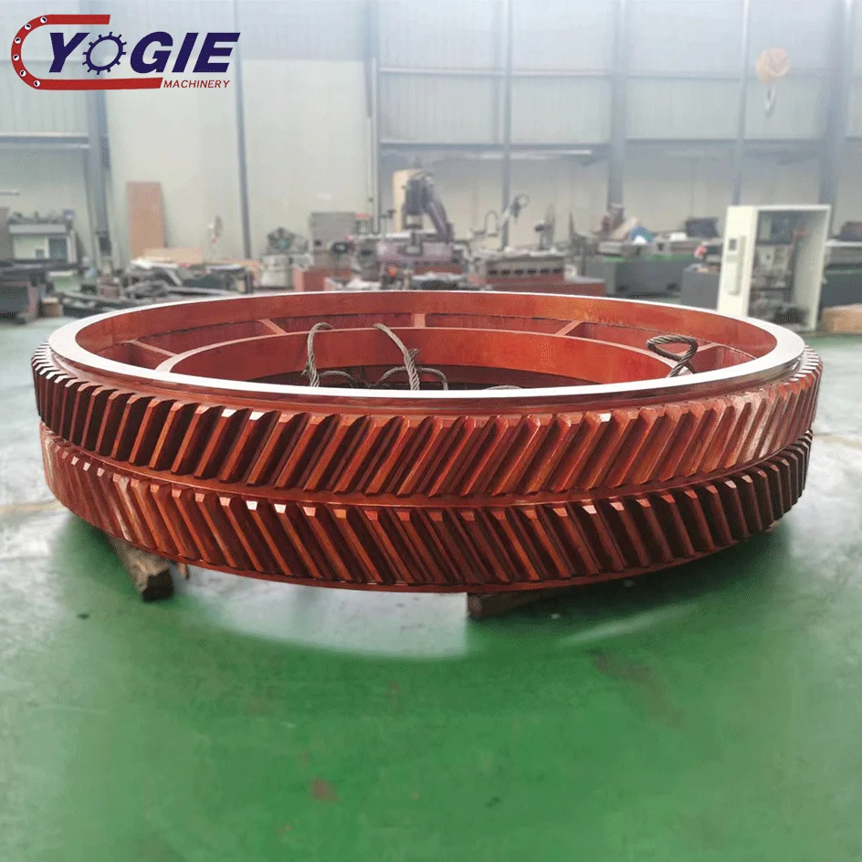 Large Diameter Cast Iron Segment Double Helical Herringbone Bull Ring ...