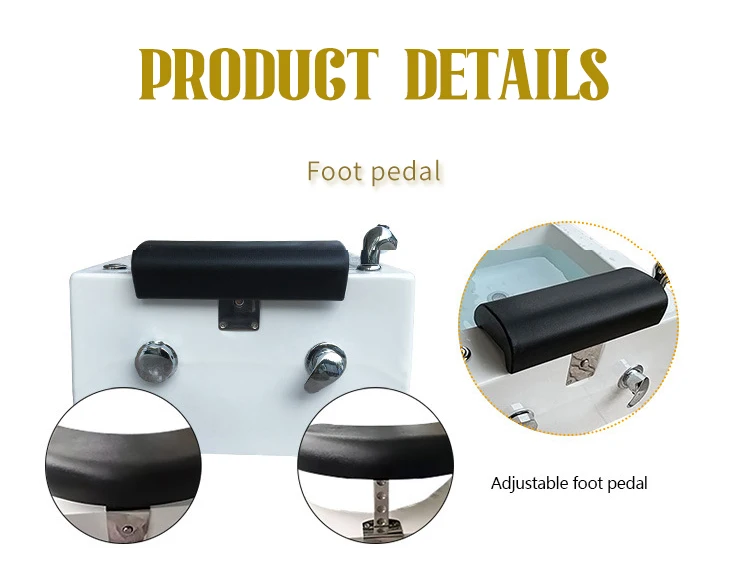 Magnetic Jet Pedicure Sink Foot Spa Massage Acrylic Bowl
