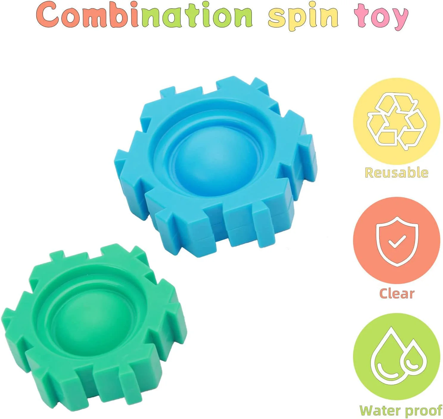 Diy Pop Fidget Blocks Toys Building Blocks For Toddlers Puzzle Pop ...