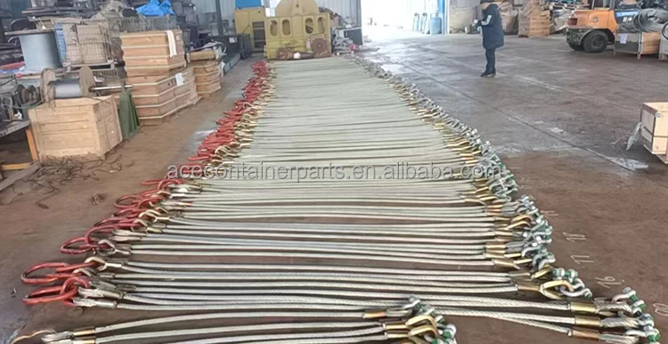 10ton-30ton DNV 2.7-1 Standard Steel Wire Rope Lifting Slings for Offshore