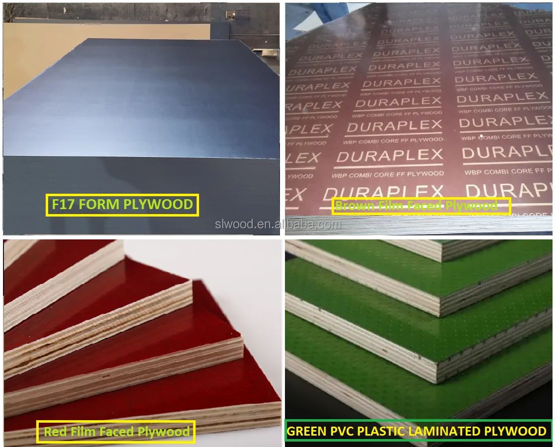 Hexagon Anti-slip Film Faced Plywood For Construction - Buy Hexagon ...