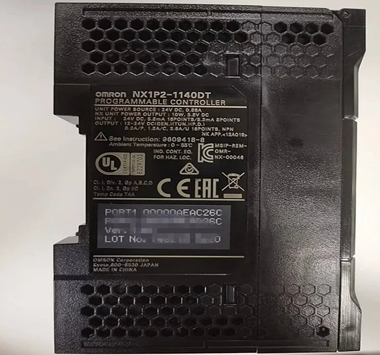 Original New Plc Nx1p2-1140dt Nx1p2-1040dt Nx1p2-9024dt Nx Series Programmable Logic Controller ...