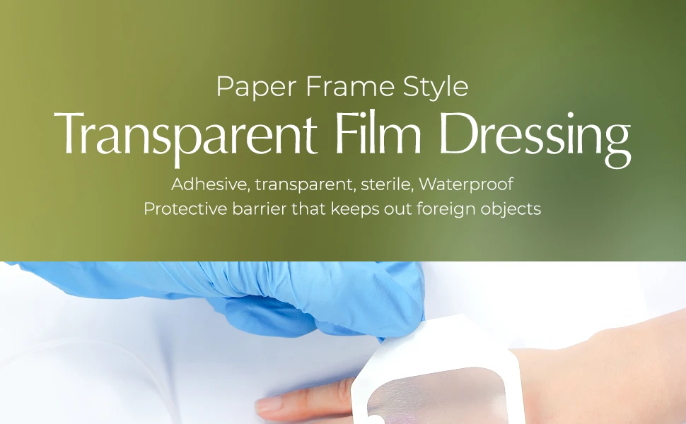 Medical Disposable Transparent Semi-permeable Film Dressing Wound Care ...