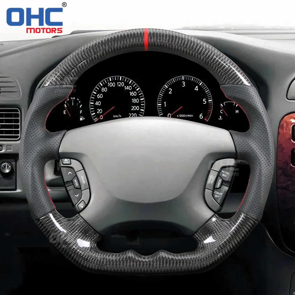 Y61 Real Carbon Fiber Steering Wheel for Nissan Patrol