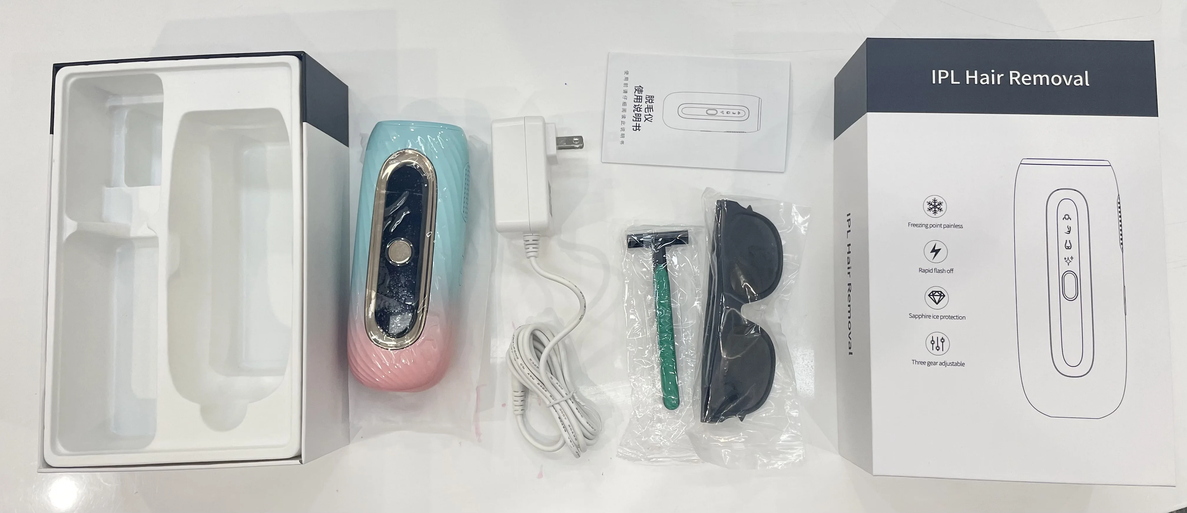 Sapphire Ice Cooling 8 Red Light Therapy Lamps Beauty Equipment Home ...