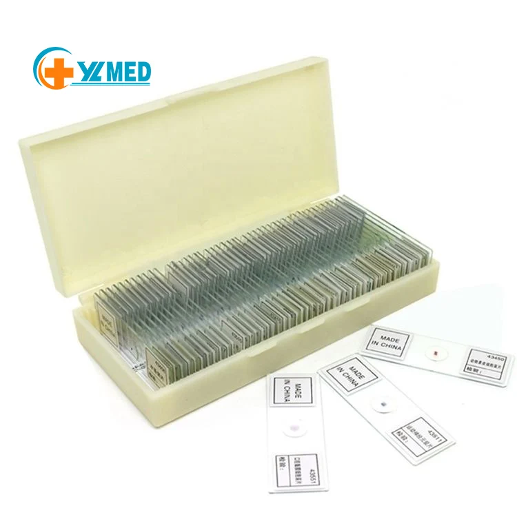 50 Pcs Biological Glass Slides - Educational Microscope Specimens