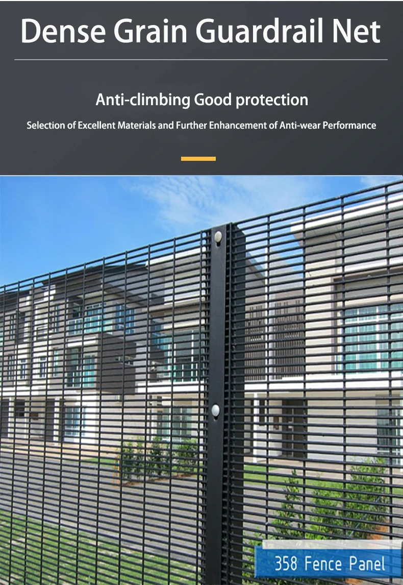 358 Security Galvanized Fence Anti-climbing Guardrail Razor Spike Pipe ...