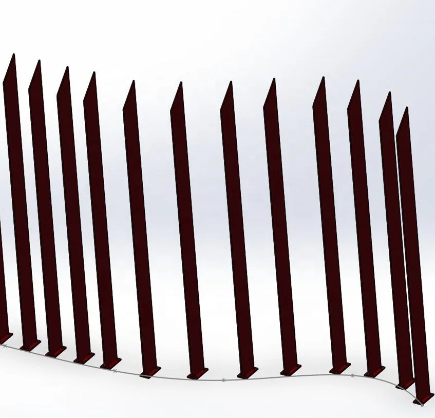 Corten Steel Fence Panels/garden Fence Railing/metal Fence Corten Steel ...