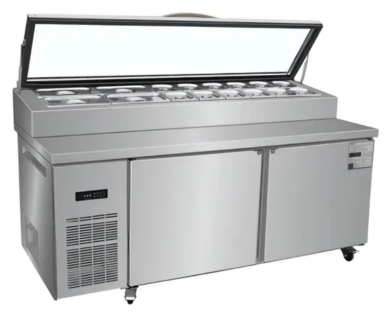 Kemer Commercial Sandwich Prep Table Refrigerated / Pizza Prep Table ...