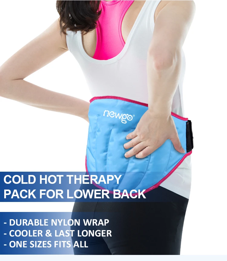 Xxl Reusable Lower Back Waist Adjustable Straps Fabric Coating Cold Hot ...