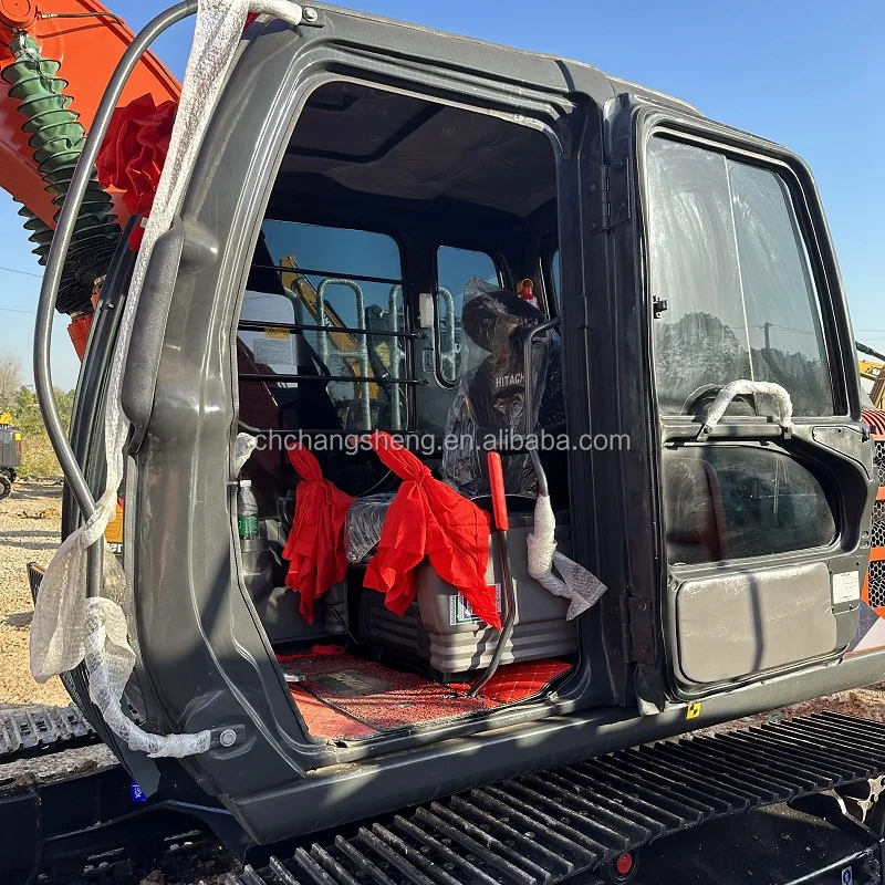 Used Construction Equipment Rock Excavators Hitachi ZX120 Used Bagger ...