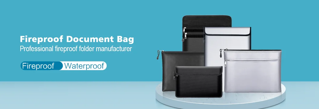 Fiberglass Silicone Coated Envelope Pouch Waterproof Fireproof Safe Bag ...