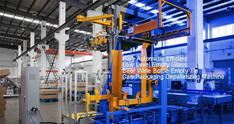 ALPS Pallet Stacker Robot Palletizer for Automatic Depalletizing of Glass Bottle