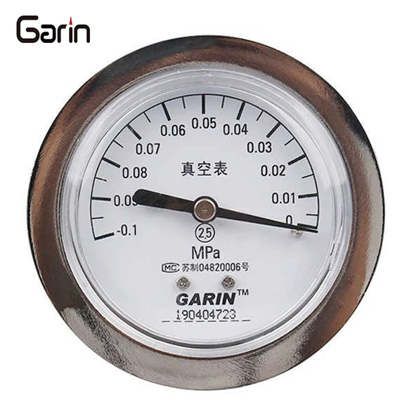 Black Dial Vacuum Gauge Negative Pressure Gauge For Medical Sputum ...