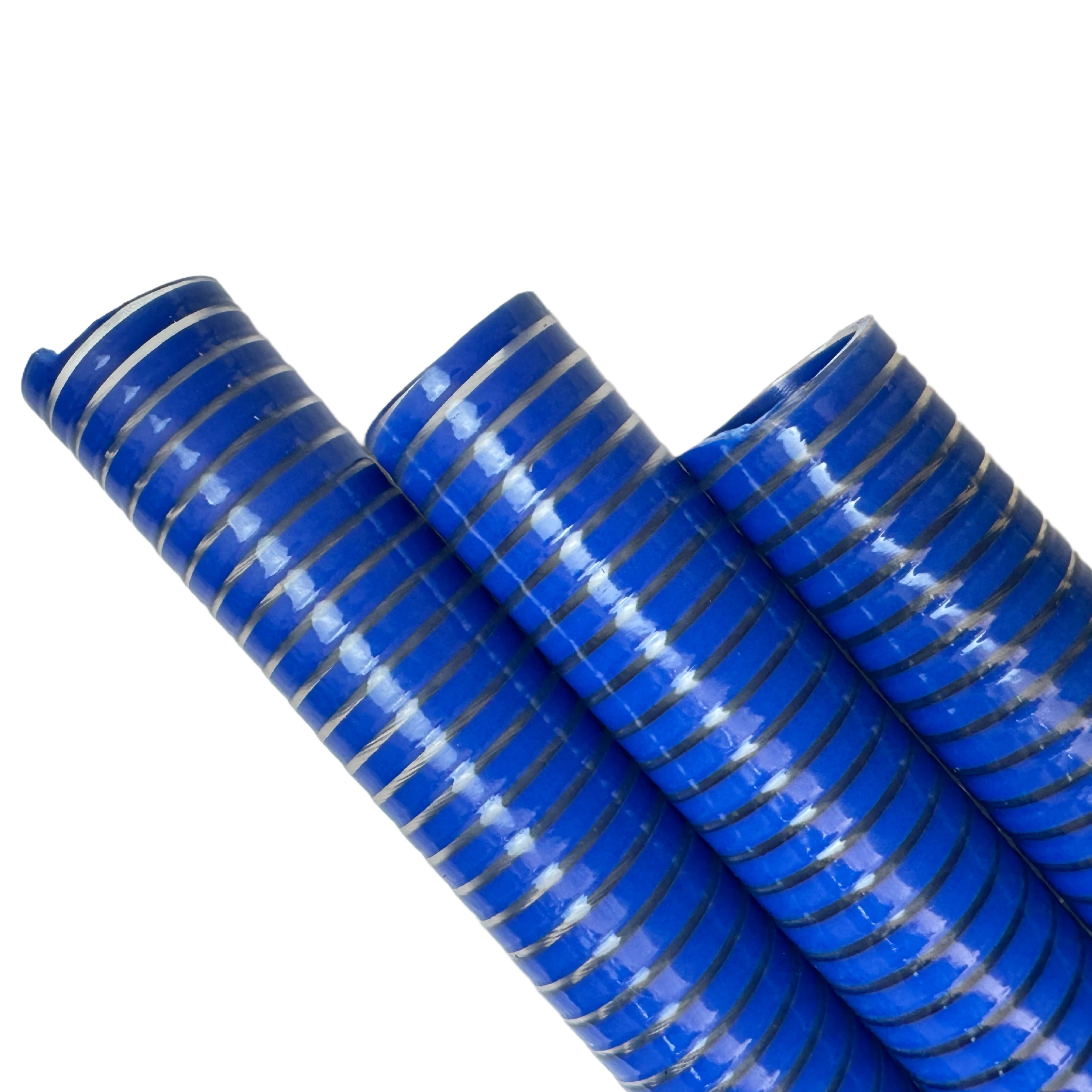 3 Inch PVC Flexible Spring Suction Hose For Mining Vacuum Water Oil ...