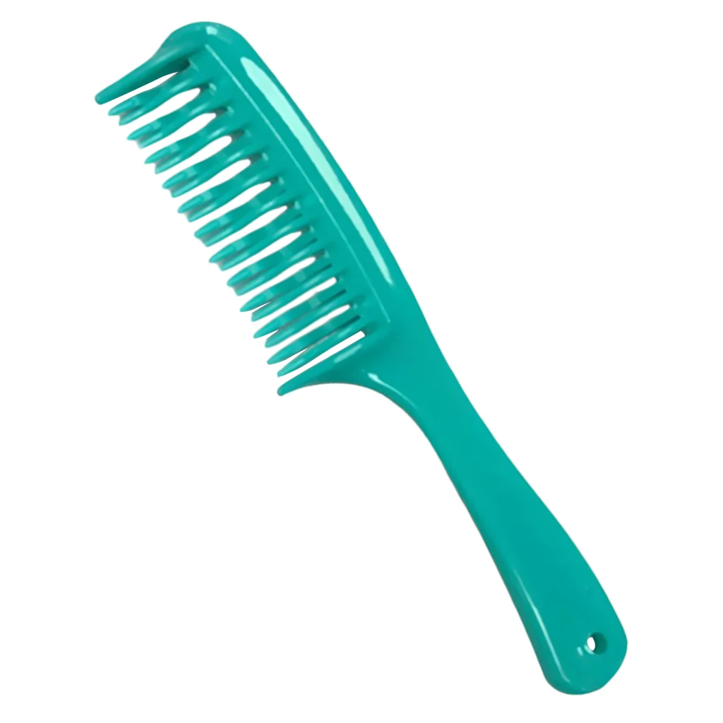 Rts 2023 Double Row Tooth Detangler Hair Comb Shampoo Comb With Handle ...