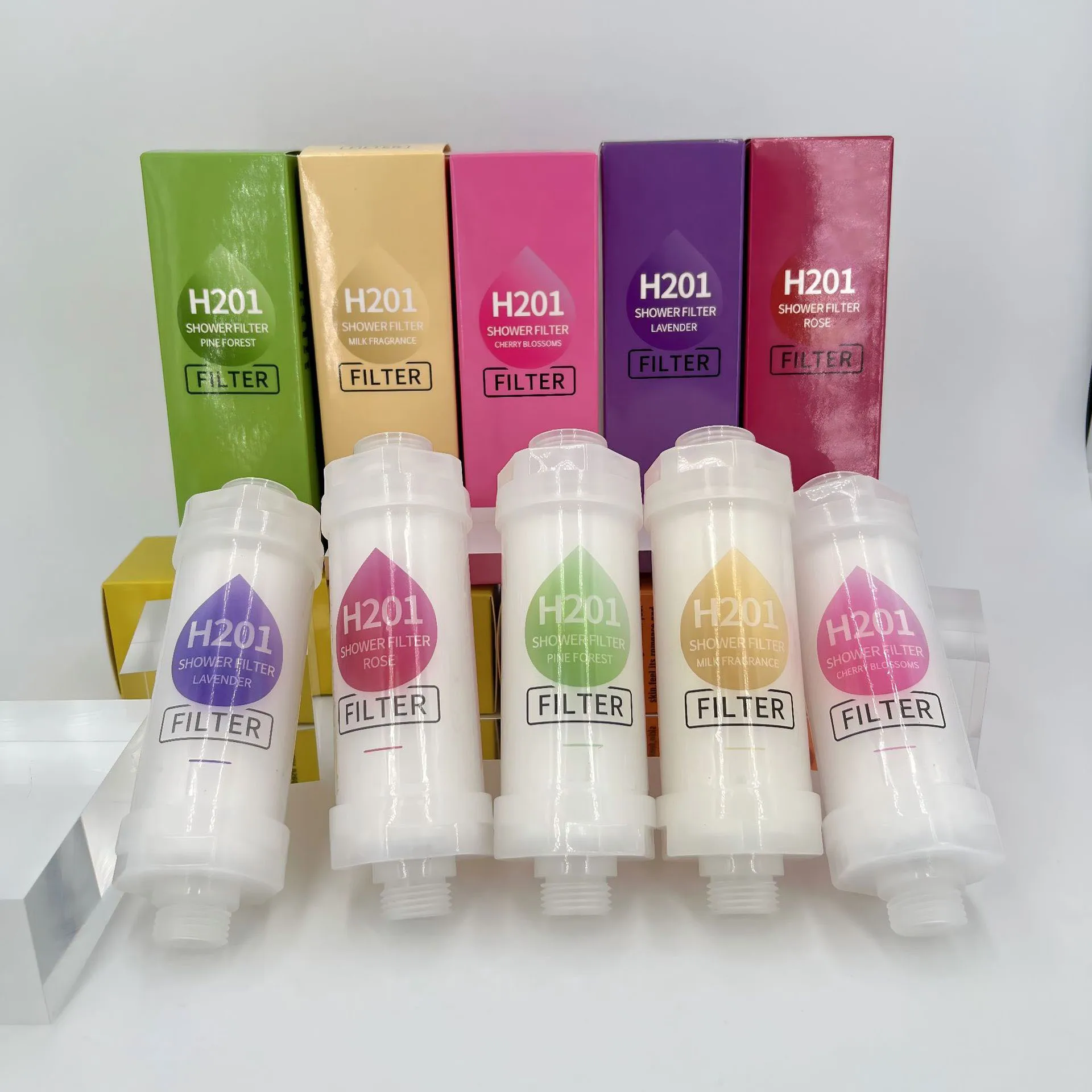 Multi-flavors Scented Shower Filter - Pure H2O Experience