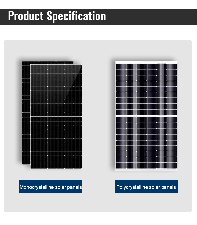 Paneles Solares Para Casa Costos 400w 410w 450w 550w Monocrystalline ...