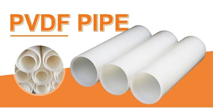 DIN Custom Size Plastic PVDF Channel Pipes for Water Supply and ...