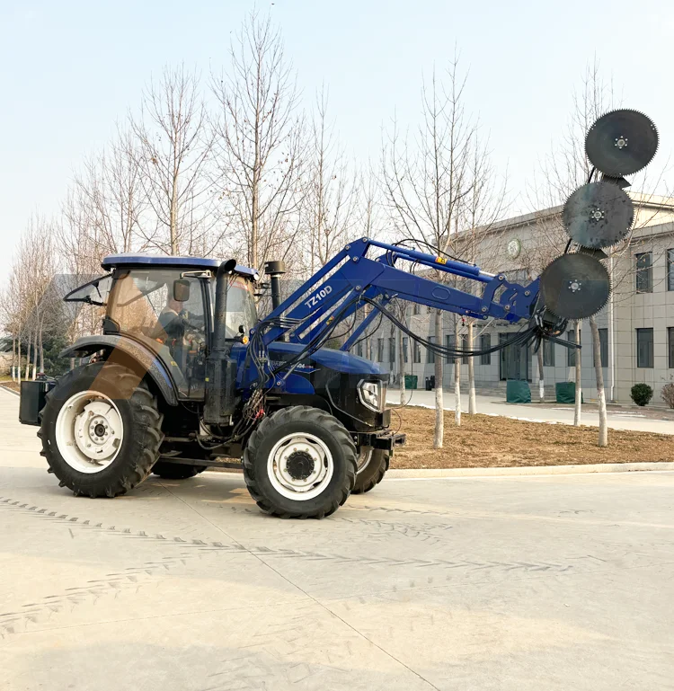 Efficient Tree Trimming with Kubota Tractor Mounted Pruning Machine