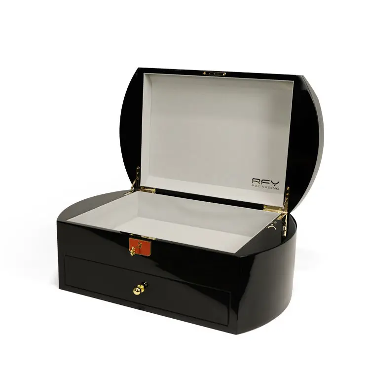 Multilayer Large Luxury Gift Box Wooden Gifts Packaging Box Sliding ...