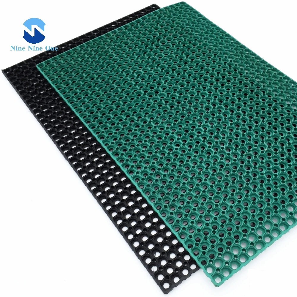 Perforated Rubber Waterproof Holes Hollow Rubber Kitchen Mat - Buy ...
