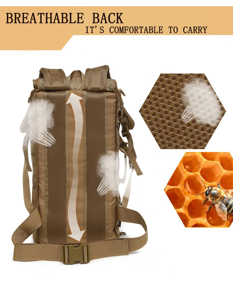 50L Waterproof Hiking Backpack - Perfect for Camping & Travel