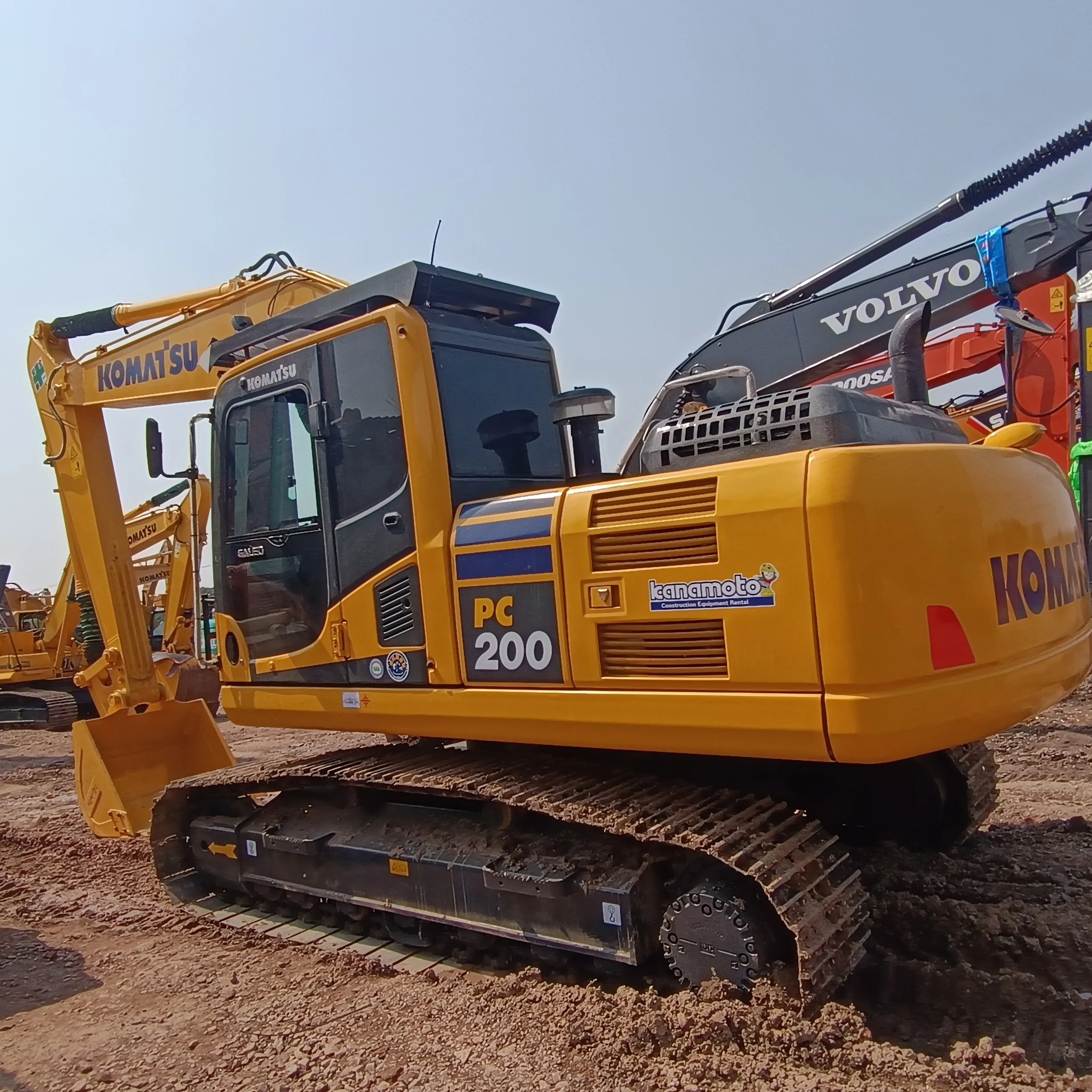 20 Ton Komatsu Pc200-8 Excavator Original From Japan Used Caterpillar ...