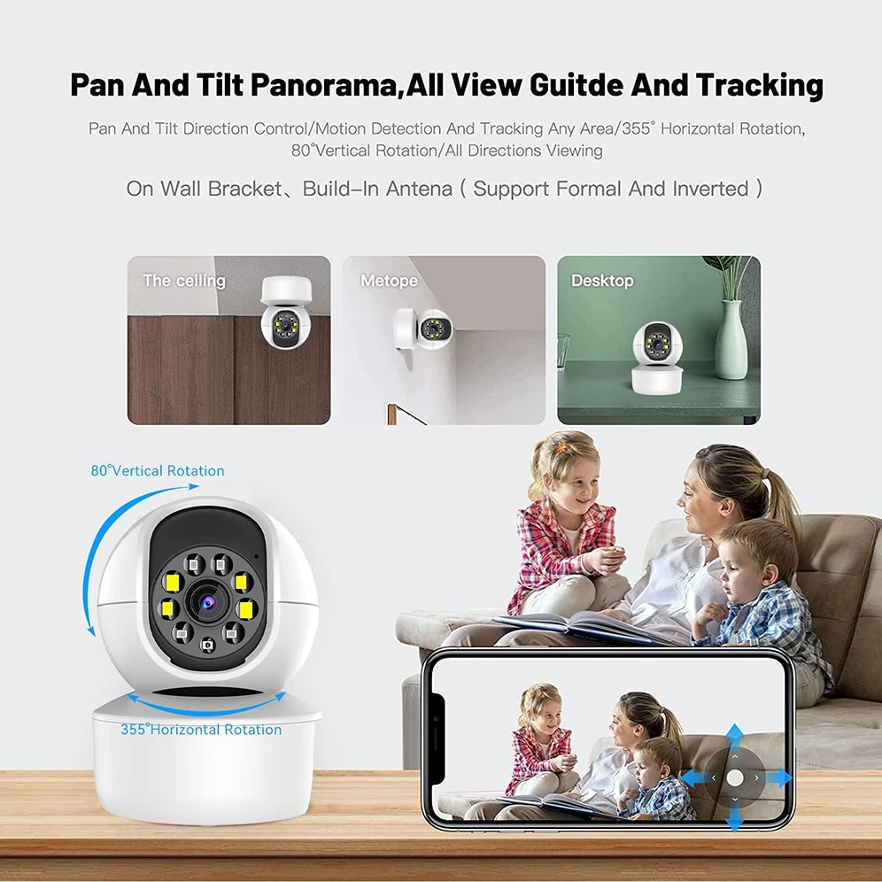 Besnt Two Way Voice Intercom IR Distance 10m 1080p Security Camera